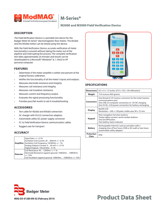ModMAG M5000 Manual_Badger Meter Electromagnetic Flow Meter_M-Series ...